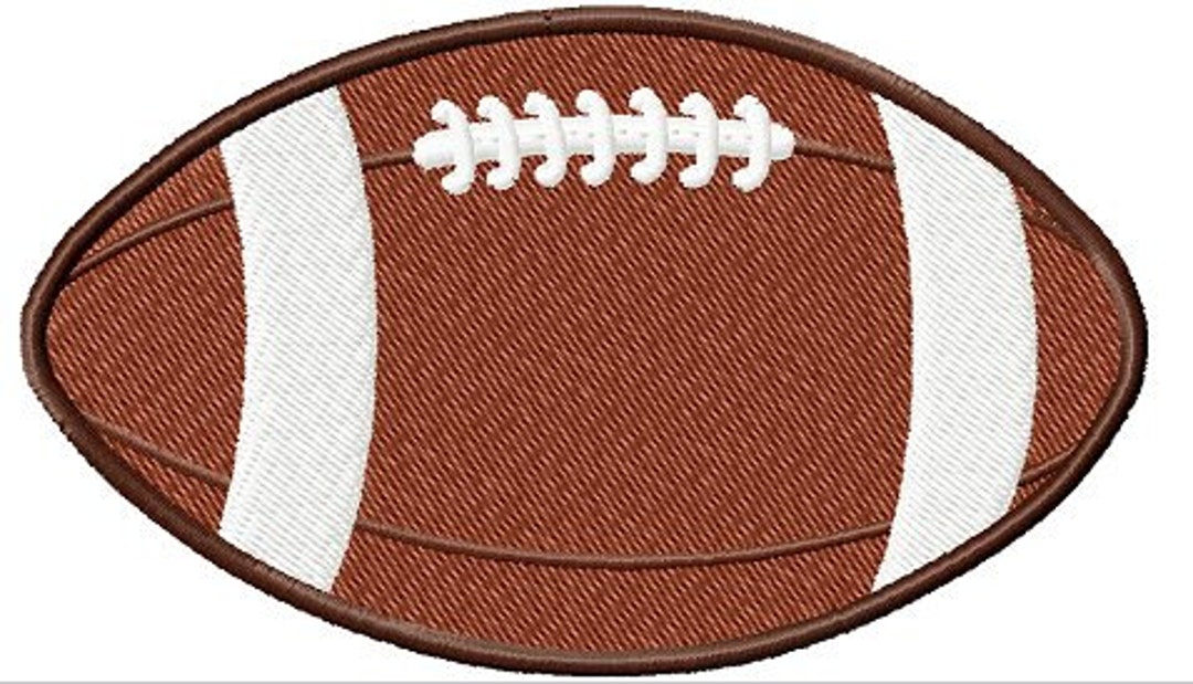 Instant Download Custom Embroidered Football Digitized Football Machine ...