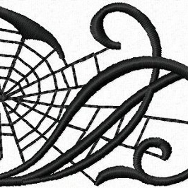 Spider Web Embroidery Design - Etsy