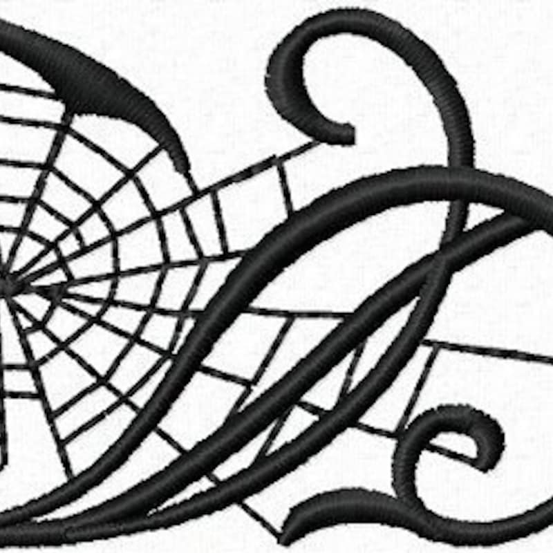 Spider Web Embroidery Design - Etsy