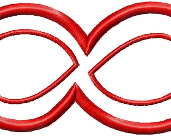 Tribal Infinity Symbol Instant Download Embroidery Design | Etsy