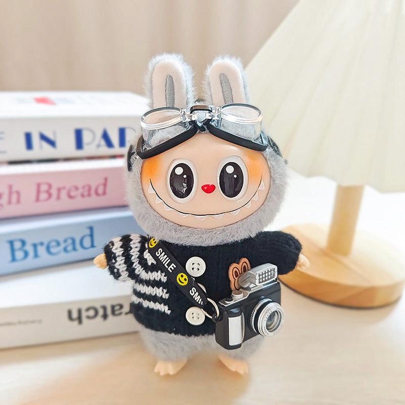 Labubu Outfit Cute Crochet Clothes, Labubu Customization Outfit, Pop ...