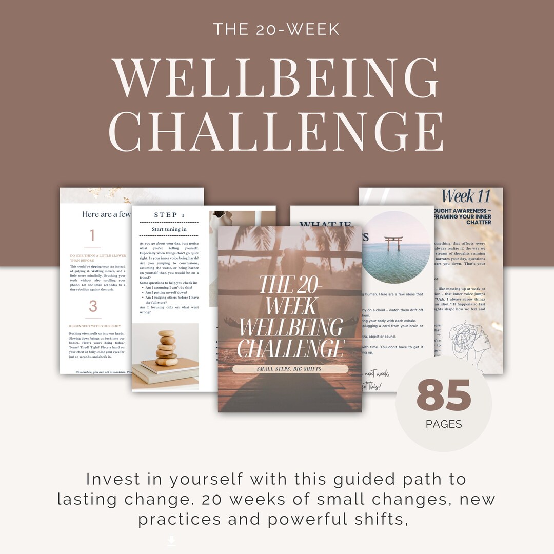 The 20-week Wellbeing Challenge - Etsy