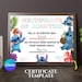 Editable Stitch Adoption Certificate: Minimalist Pet Keepsake ( Digital ...