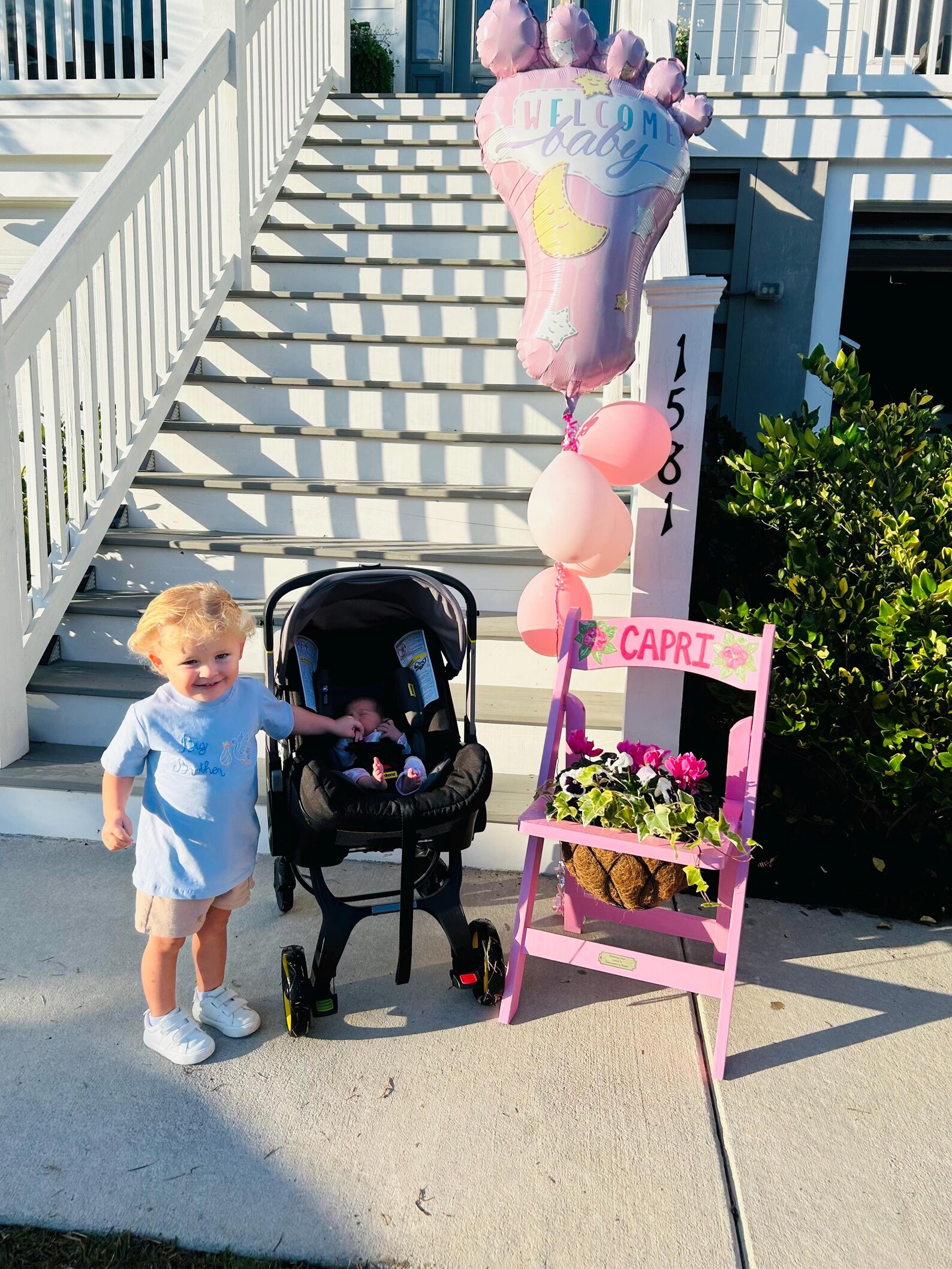 Custom Blooming Chair Planter | Hand-painted Garden Chair ...