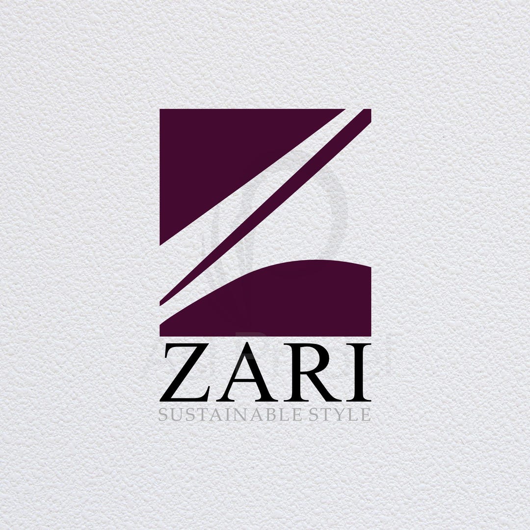 ZARI Logo – Minimalist Fashion Logo | Eco-friendly Clothing Store Logo ...