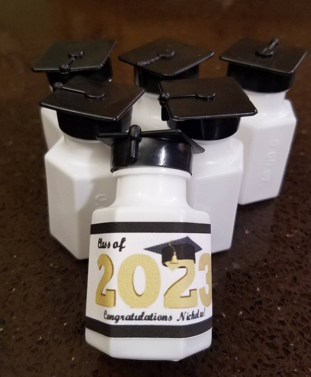 30 Graduation Bubble Labels or Goody Bag Stickers-2023 - Etsy