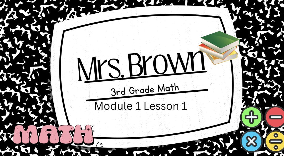 3rd Grade Eureka Module 1 Slides Template (lessons 1-21) - Etsy