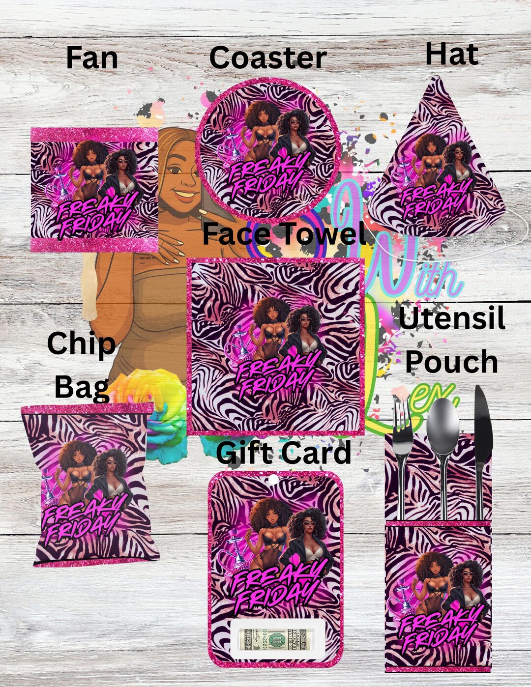 Freaky Friday Party Favor Templates: Canva Editable Bundle (digital ...