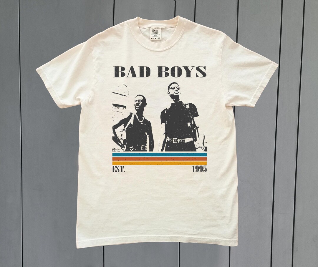 Bad Boys Movie T-shirt - Retro Graphic Comfort Colors Tee - Etsy