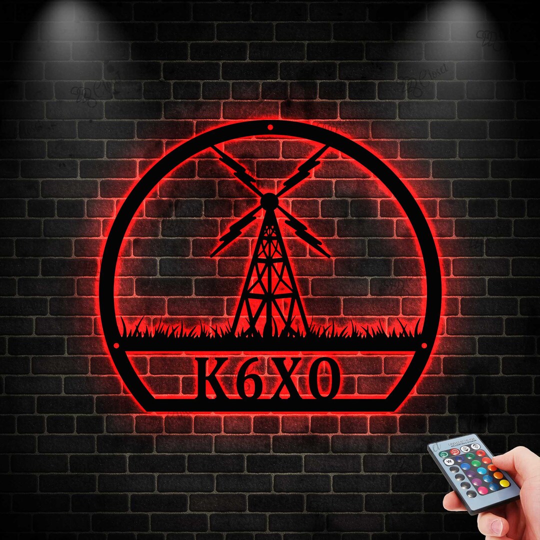 Personalized Ham Radio With LED Lights, Amateur Radio Gifts, Custom ...