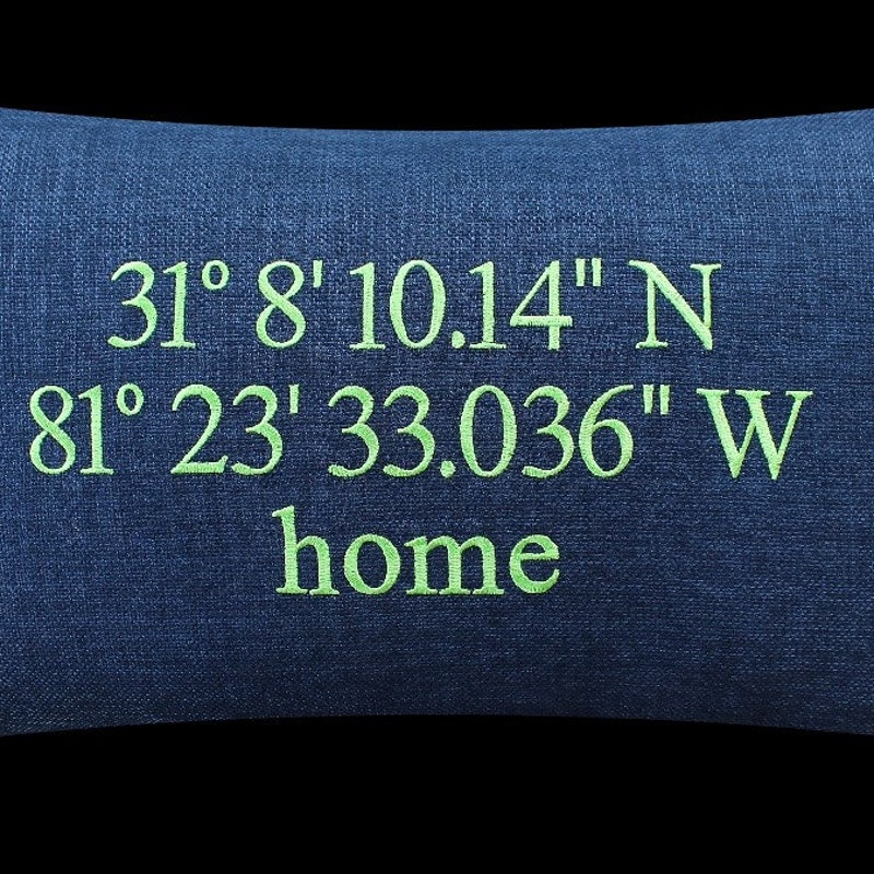 Longitude Pillow - Etsy