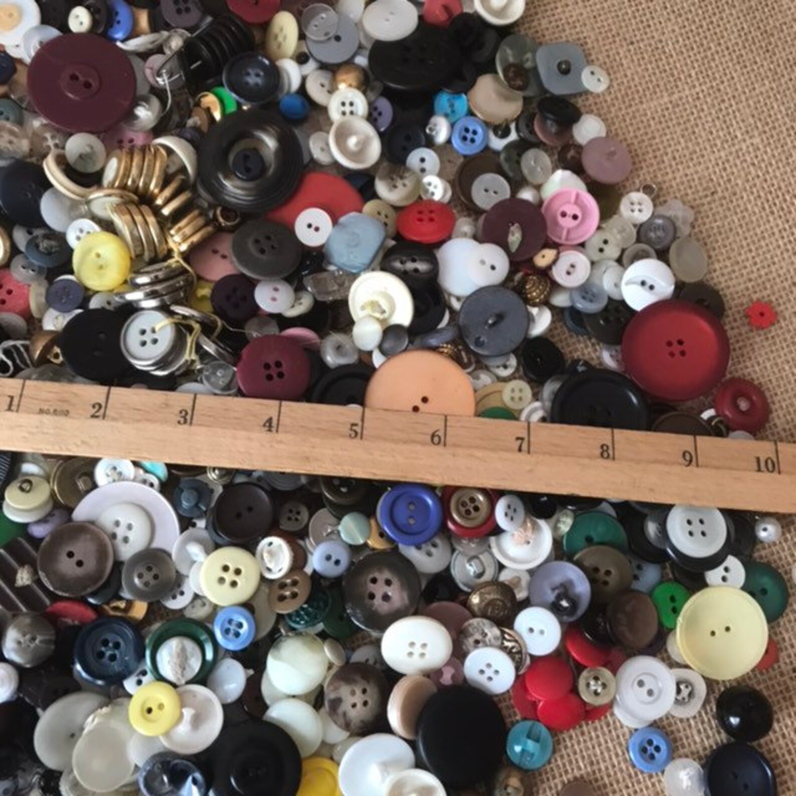 Large Collection Mixed Lot Buttons Vintage Sewing | Etsy