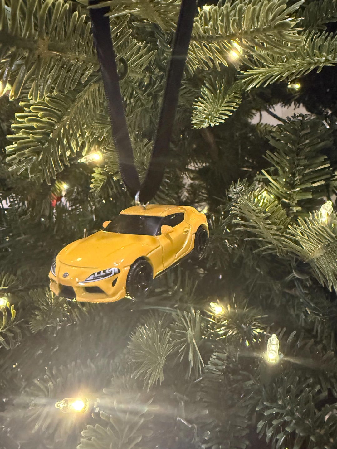 Toyota Supra GR Replica Car Christmas Ornament With Personalized Gift ...