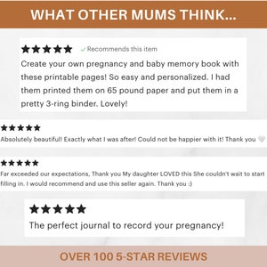 Editable Pregnancy Memory Book: Printable Journal (digital Download) - Etsy