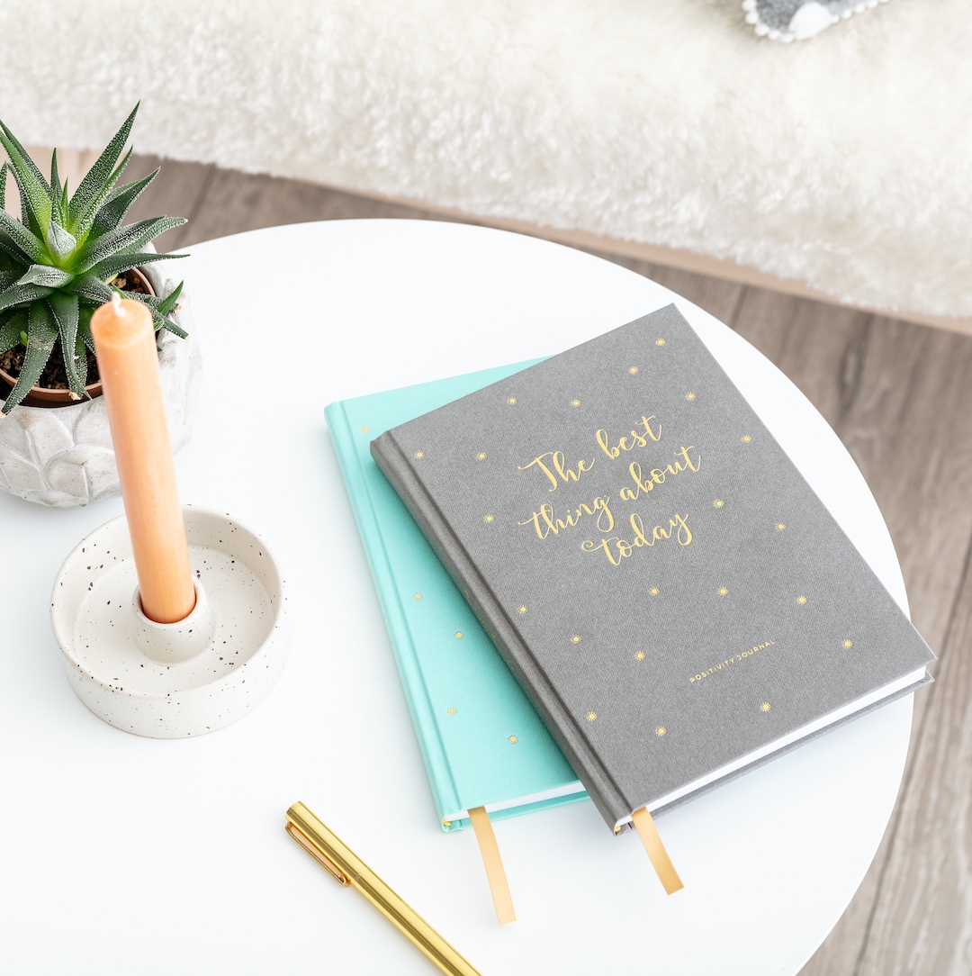 The Best Thing About Today Journal, Daily Gratitude Journal, Positivity ...