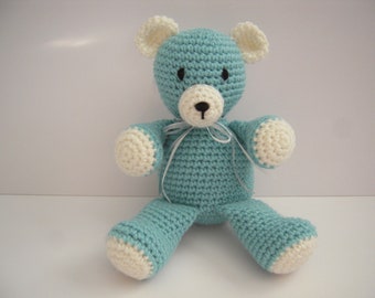 Turquoise Teddy Bear | Etsy