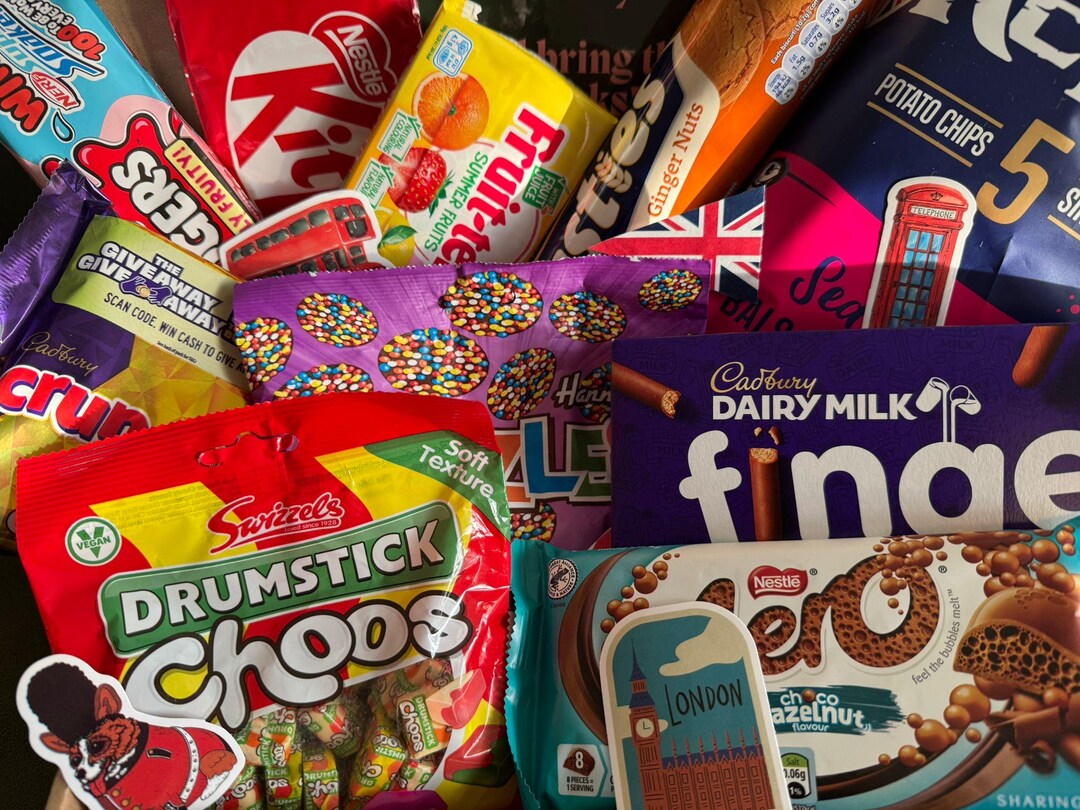 The Full English - Mystery British Snack Box: UK Candy, Chocolate ...