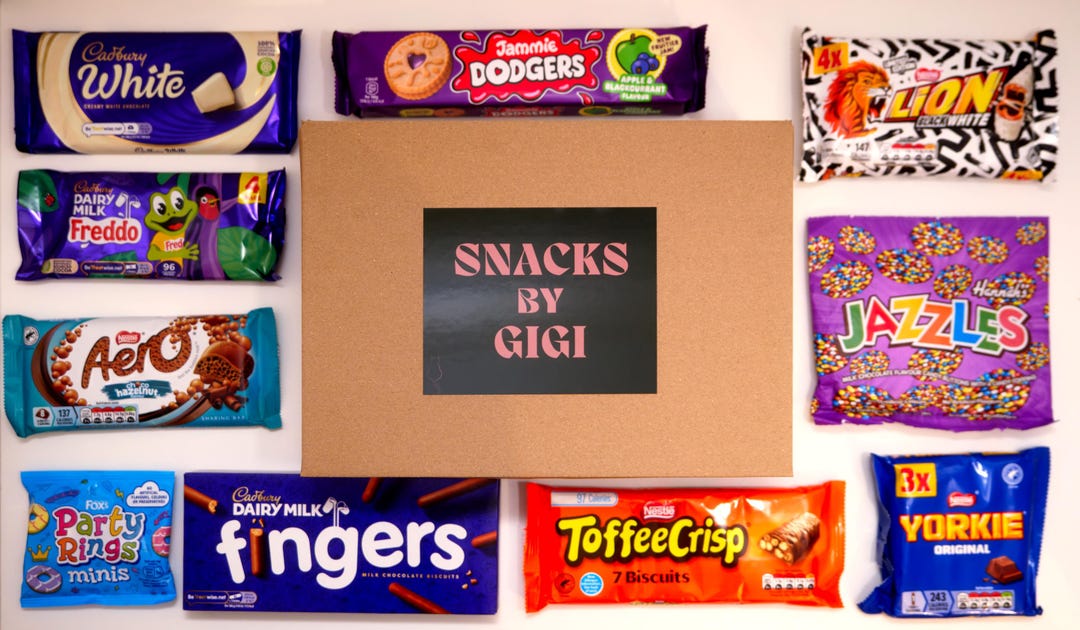The Full English - Mystery British Snack Box: UK Candy, Chocolate ...
