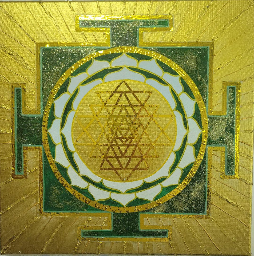 Sri Yantra. A Sacred Symbol That Makes Dreams Come True. Sacred ...