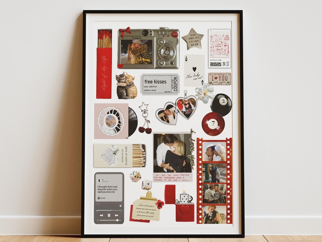 Poster Collage Matchbox Personalizzato – Template Canva Modificabile ...