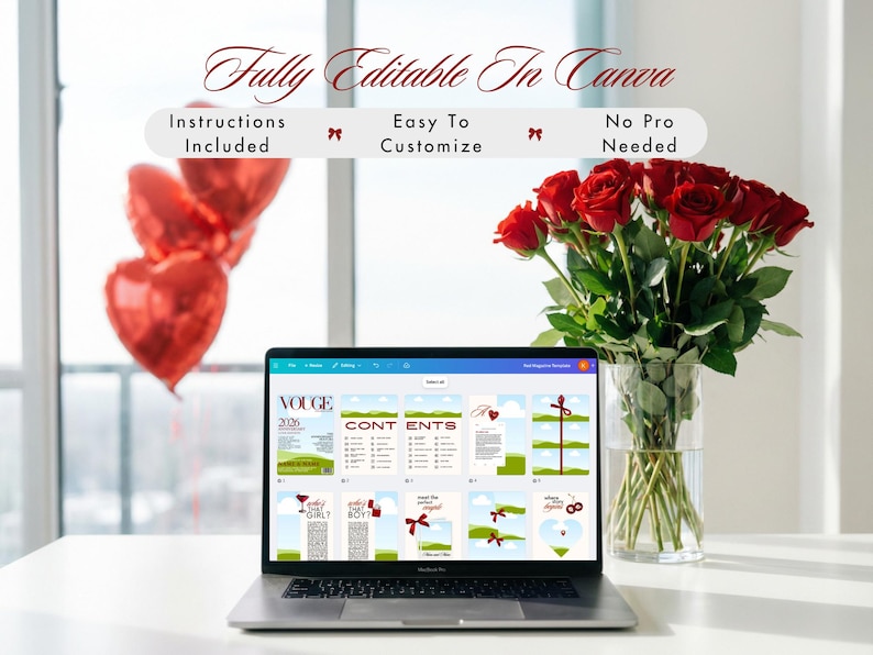 Personalized Couples Anniversary Magazine Template | Anniversary Gift ...