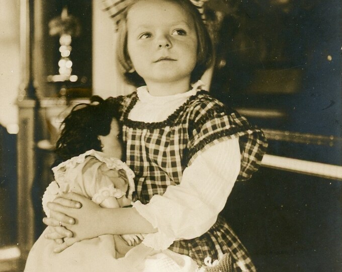 Antique RPPC Real Photo Postcard, Circa 1910s - "dolly Momma" - Sweet ...
