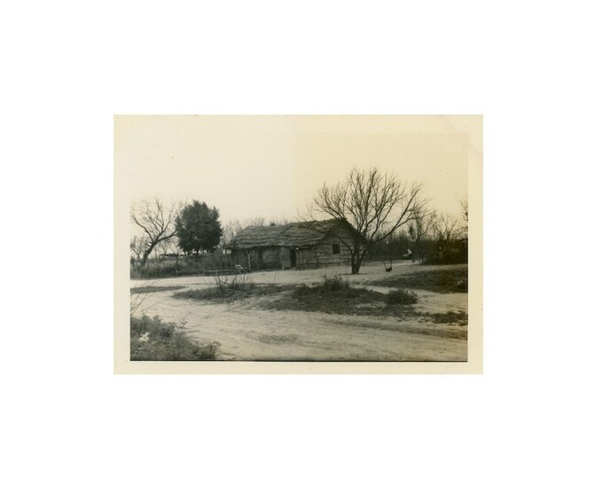 Old Rundown Shack House Home Austin Texas Stamped on Back Snapshot ...