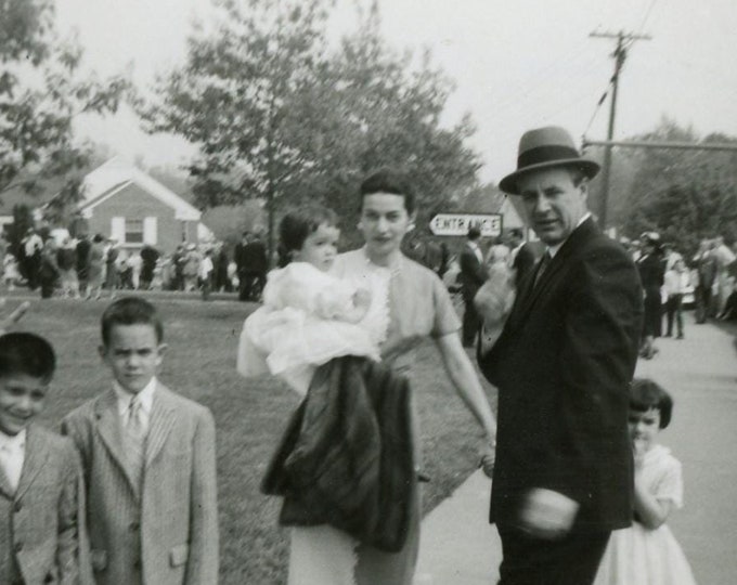 Black and White 1958 Photo - "that May Family" - Mother, Father ...