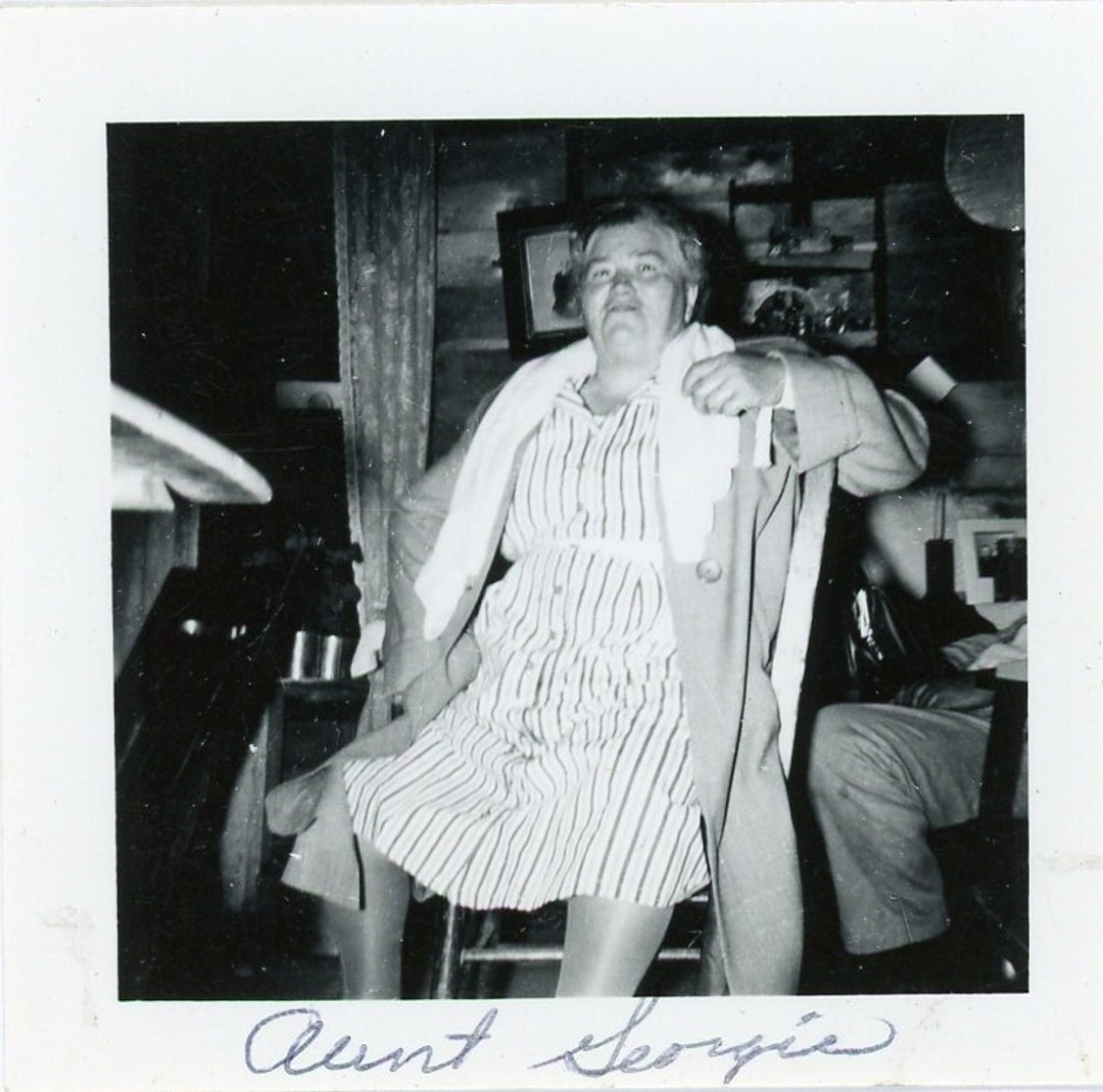 Black and White Photo aunt Georgia Was a Character Family Picture ...