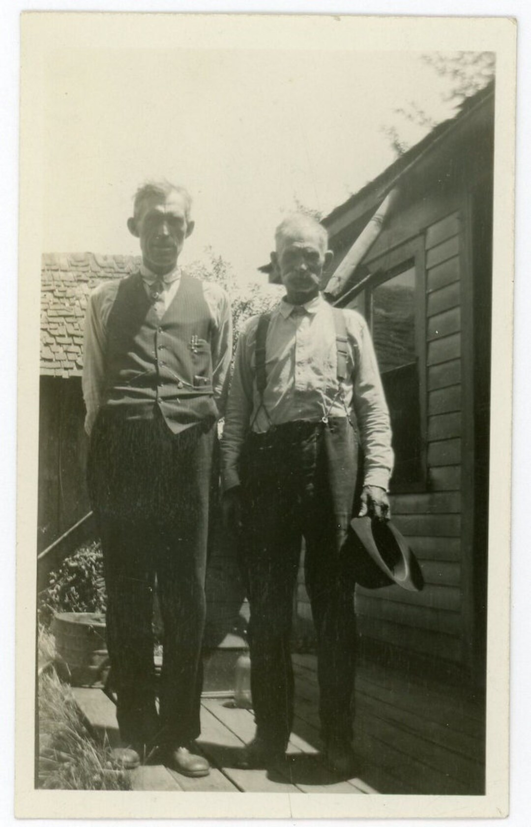 Vintage Photo two Old Farts Two Old Elderly Dudes Men Farmers 125 - Etsy