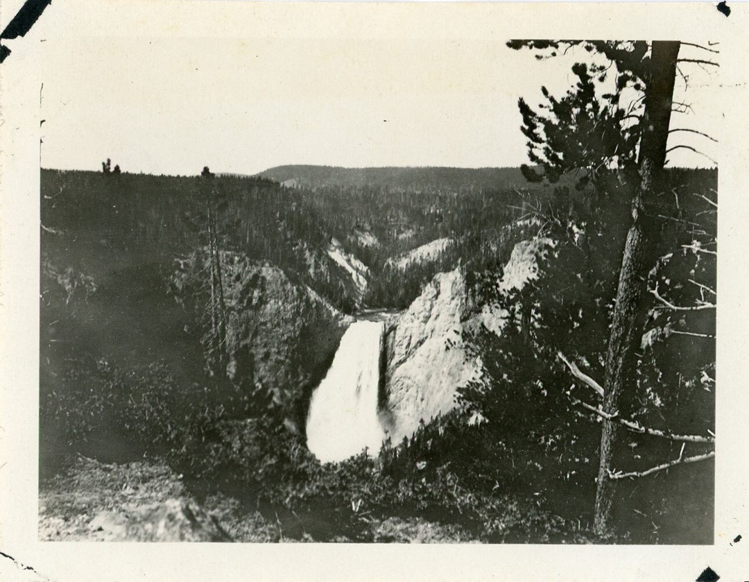 Identified Location, Circa 1920s: Antique Photograph - Yellowstone ...
