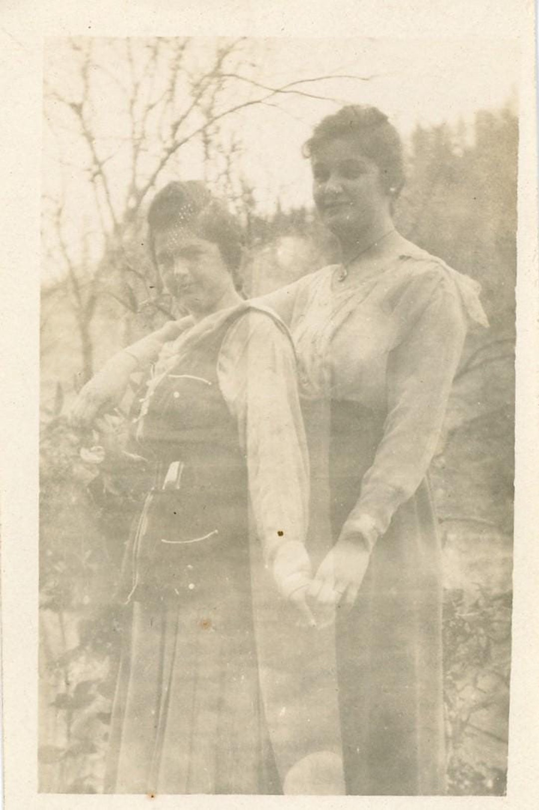 Antique Photograph sisters First and Always 113 - Etsy