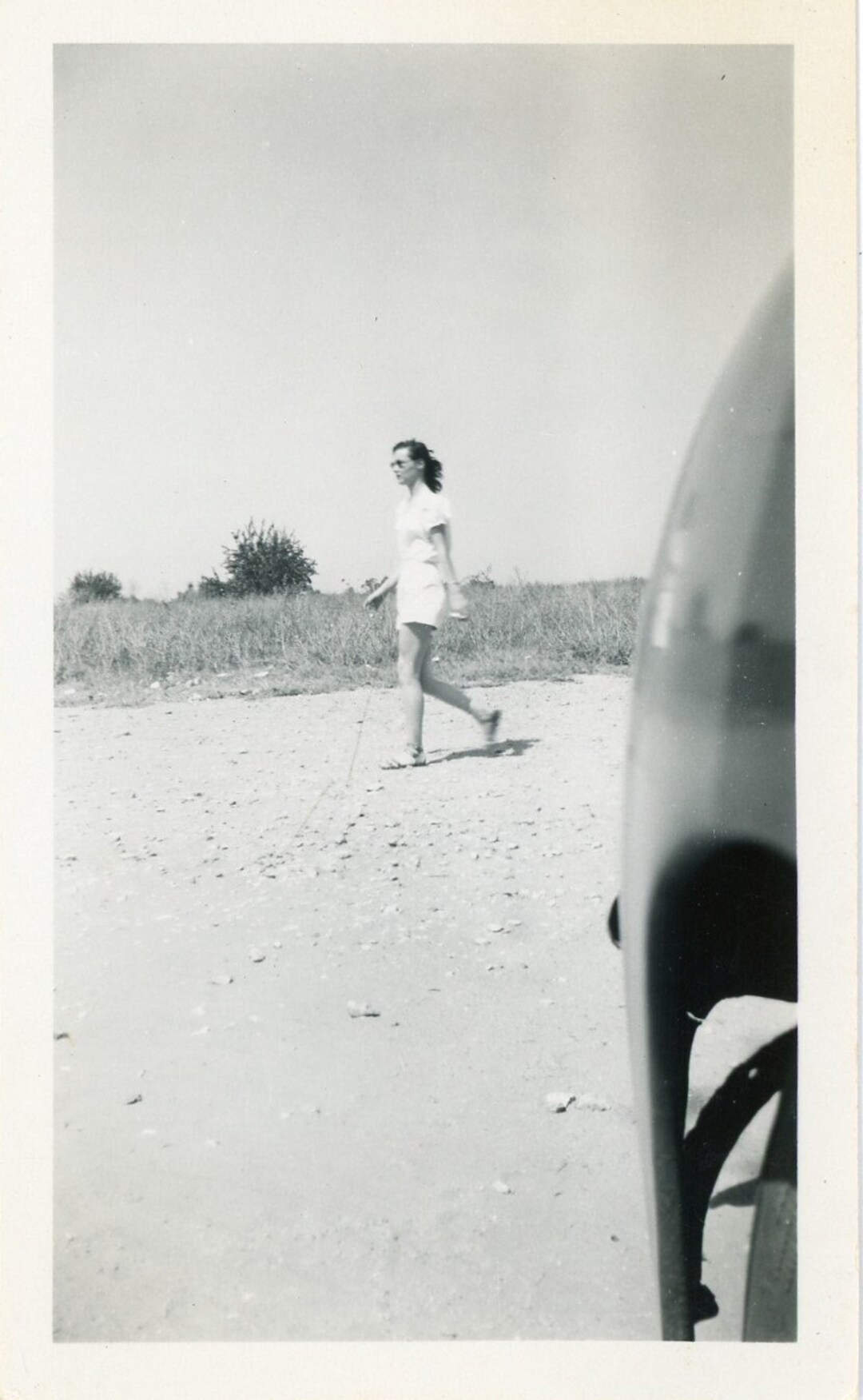 Vintage Photo she Walks Alone Woman Lady, Girl, Candid Moment 110 - Etsy