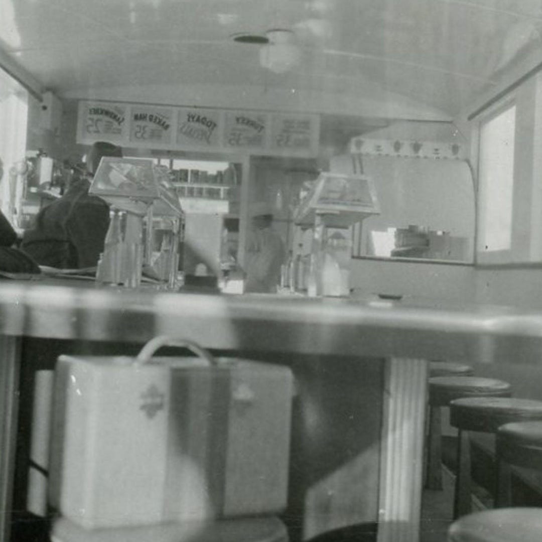 Vintage Snapshot - "diner's Are for Mysterious Travelers" - 165 - Etsy