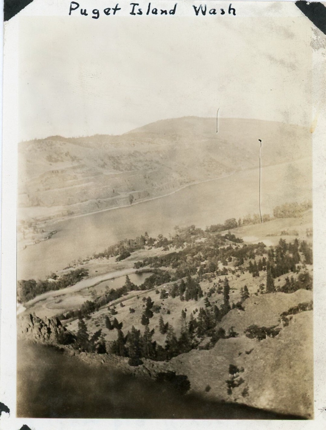 Vintage Photo - Puget Island, Washington, Columbia River, Pacific ...