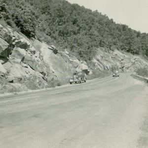 Vintage Photograph - "the Less Busy Road" - Traveling Landscape Nature ...