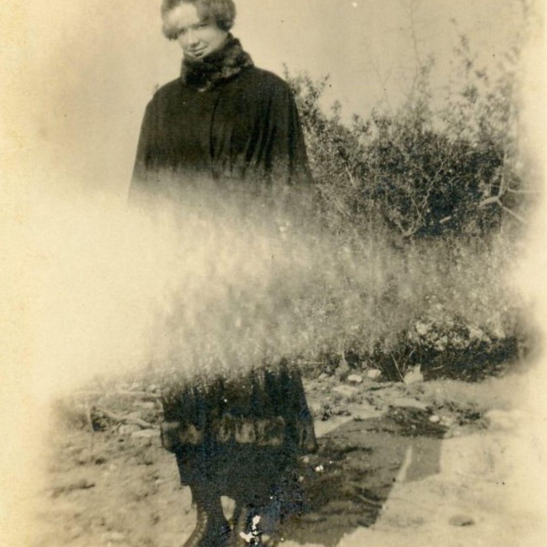 Antique Photograph - "lady of White Fog Mysteries" - 165 - Etsy