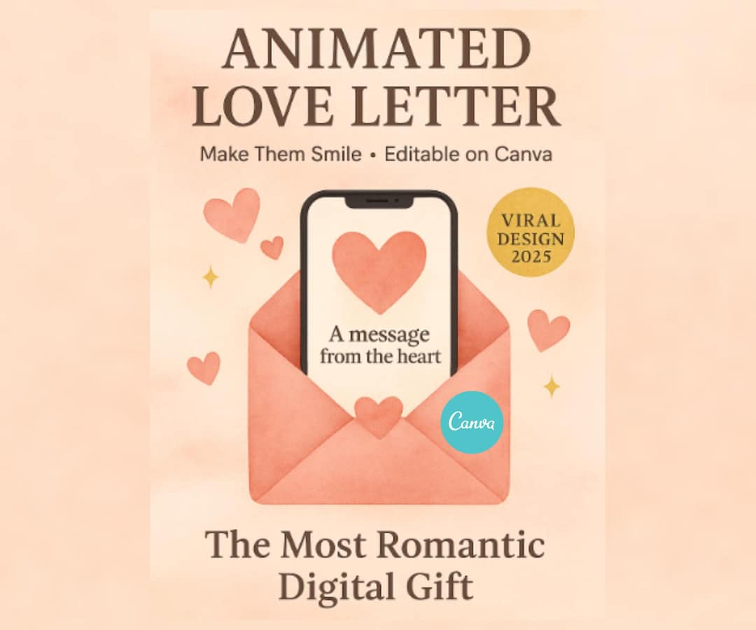 Animated Love Letter (mobile Version) – Original Long Distance Gift ...