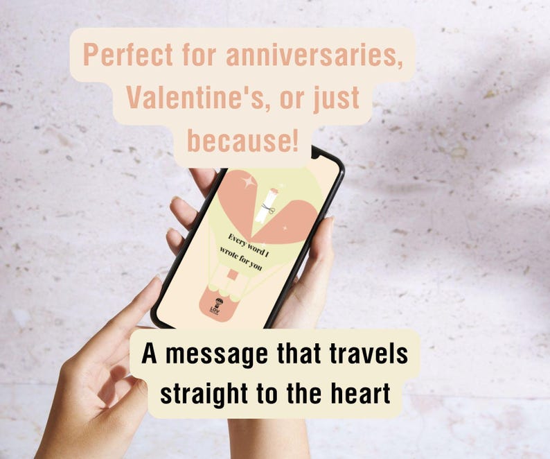 Animated Love Letter Template | Editable Canva Video Card | Digital ...