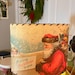 Our PATRIOTIC Santa Lamp Shade is Made With Vintage Images Each Shade ...