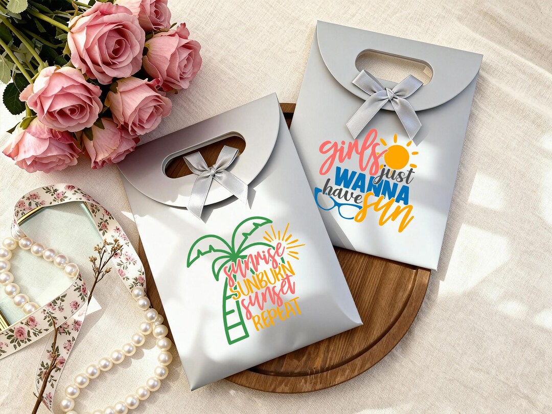 Bulk Paper Beach Party Favor Bags, Beach Bachelorette Favors Bag ...