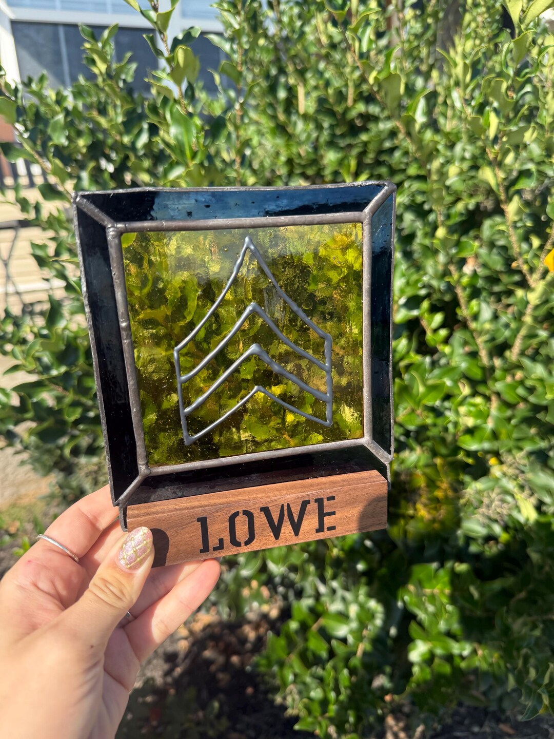 Custom Army Rank Stained Glass Plaque - Etsy