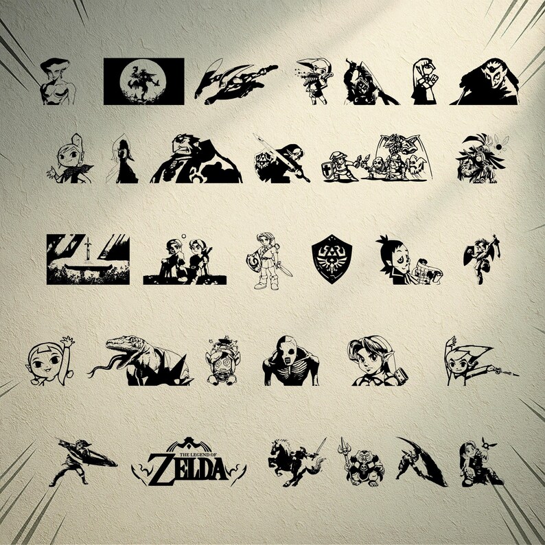 Video Game Characters Svg Bundle - Retro Old School Games Svg Bundle ...