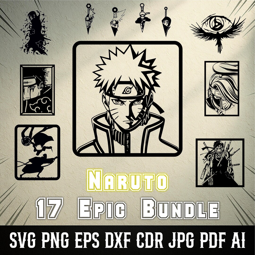 Japanese Shinobi SVG Bundle - Ninja Clan Symbols, Kunai Weapons & Fox ...