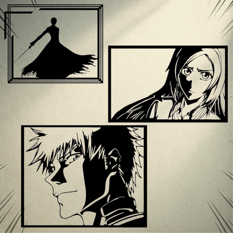 Soul Reaper Anime SVG Bundle - Laser Cut Hollow Mask & Spirit Sword ...