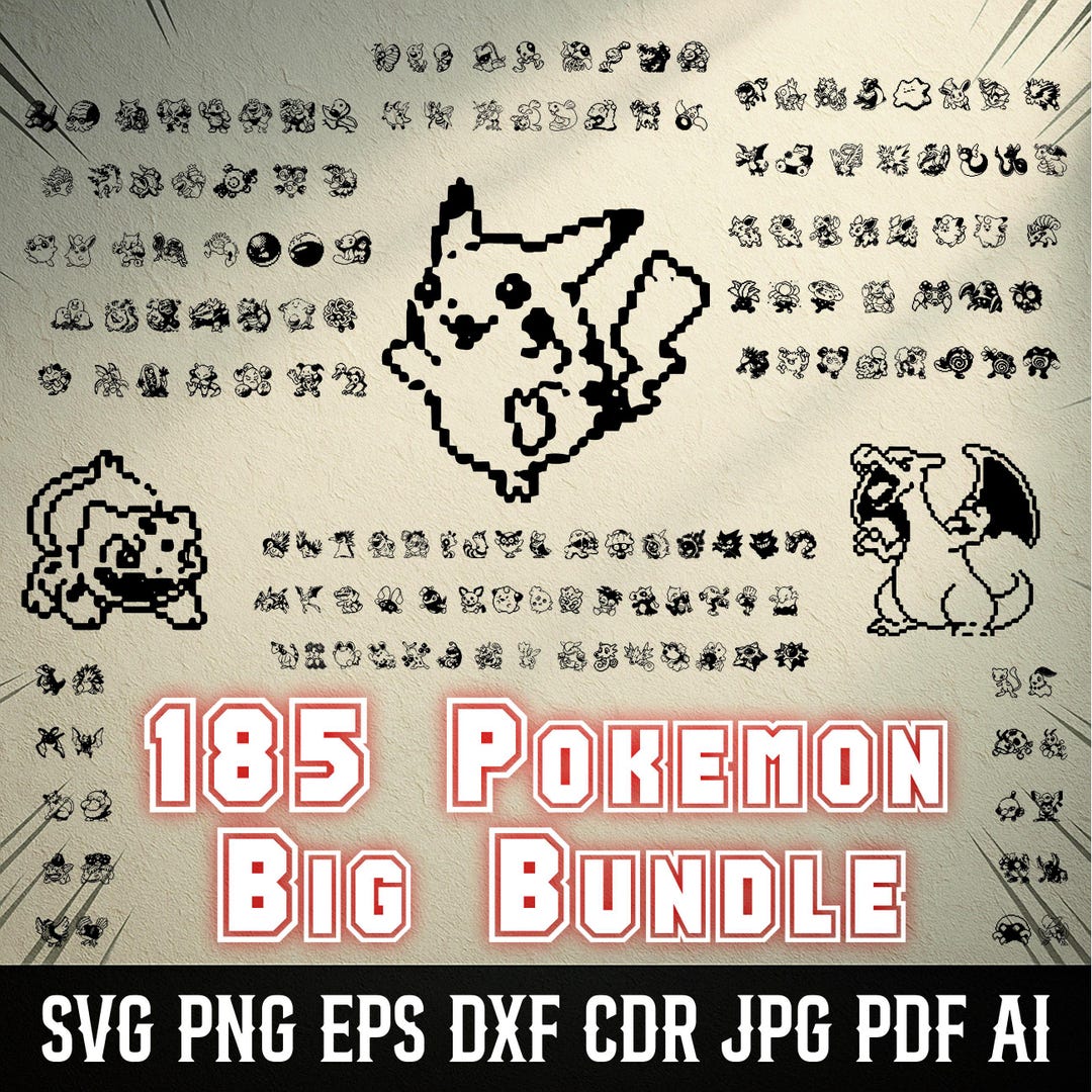 185x Retro Pixel Monsters - 8-bit Perler Bead & Cross Stitch Patterns ...