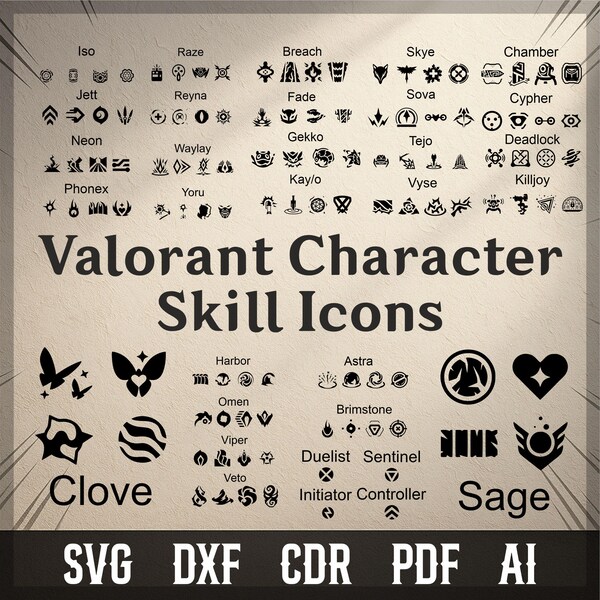 Valorant Keycaps - Etsy