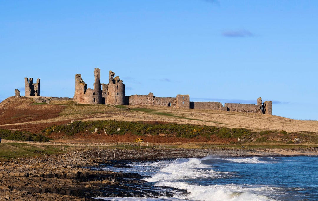 Dunstanburgh Castle Coastal Print – Northumberland Seascape Wall Art - Etsy
