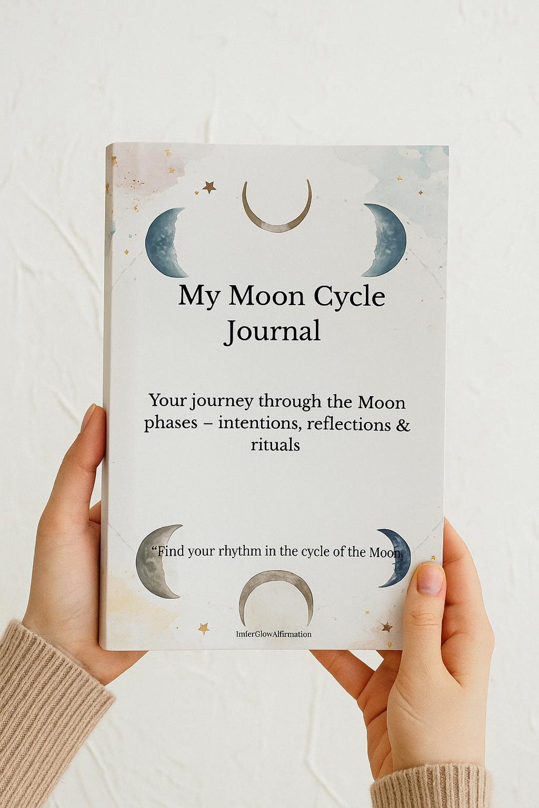 Moon Cycle Journal | Printable Lunar Phases Journal | Intentions ...