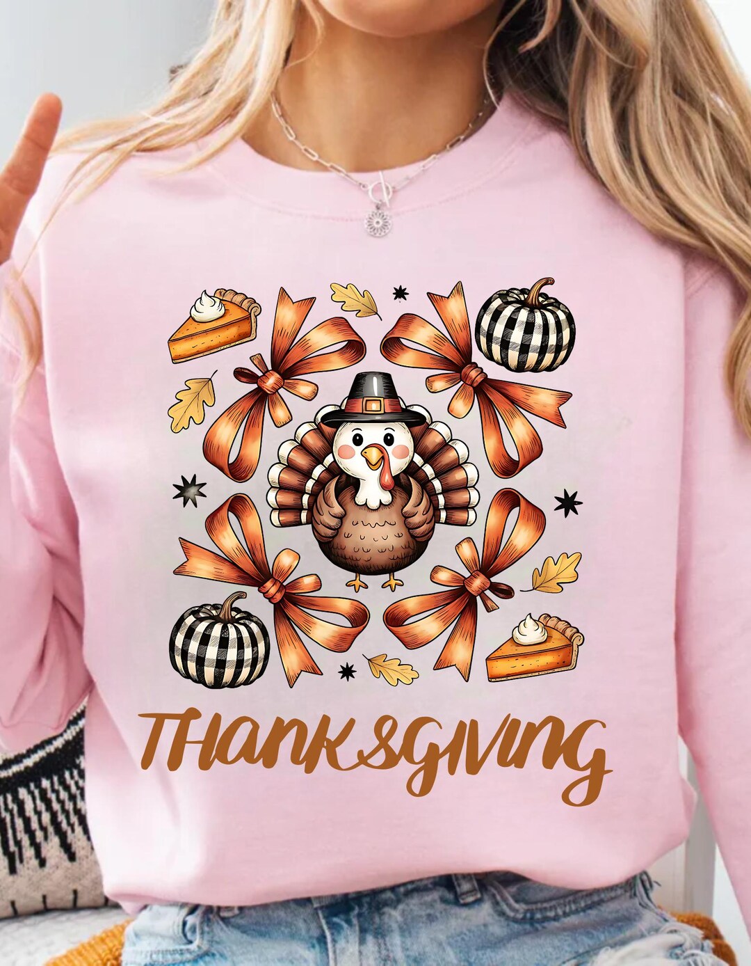Thanksgiving Fall PNG | Funny Turkey Pilgrim Pumpkin Leaves Pie Autumn ...